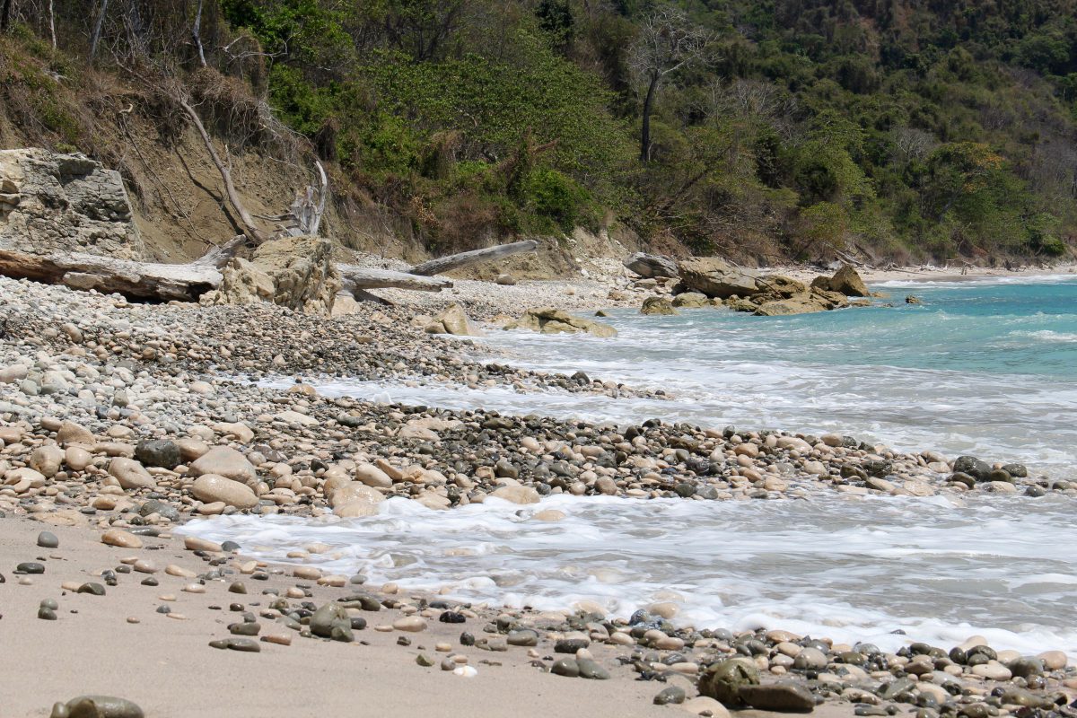 Strand im Reserva Nacional Absoluta Cabo Blanco, Puntarenas, Costa Rica ...